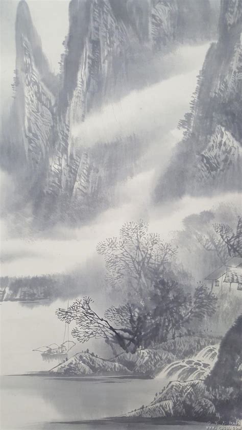 水墨山水壁紙高清無水印 每日頭條