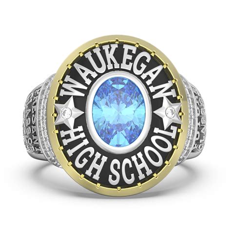 Unique 3d Ring High School Class Ring Custom College Class Etsy