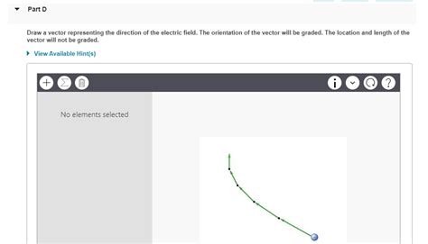 Solved Part D Draw A Vector Representing The Direction Of Chegg