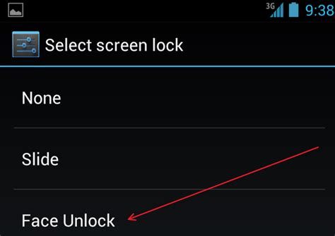 Android Ics How To Setup Face Unlock