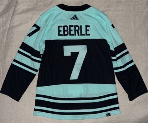 Seattle Kraken Jordan Eberle 2023 Hockey Jersey Adidas Mens 50 Brand