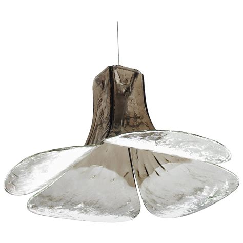 Set Of Four Austrian Vintage Blown Glass Globes Ceiling Hanging Lights