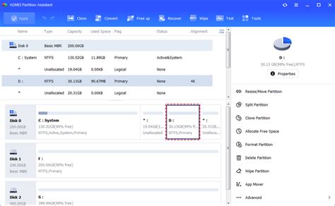 How To Resize Partition With Aomei Partition Assistant