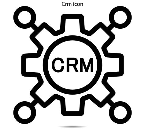 Crm Icon Vector Illustrator 41285591 Vector Art At Vecteezy