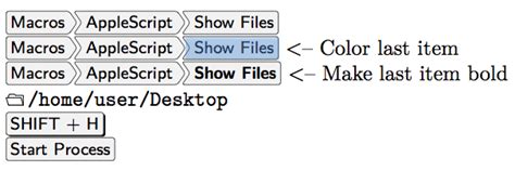 Tikz Pgf How Can I Apply Formatting To Specific Menu Items Or Keys Or