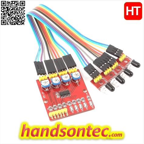 Channel Infrared IR Obstacle Detection Line Follower Module HandsOn Tech