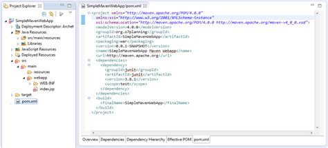 Führen Sie Die Maven Java Webanwendung Im Tomcat Maven Plugin Aus