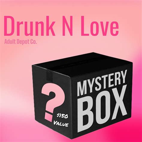 Drunk In Love Mystery Box Adult Toy Box Etsy