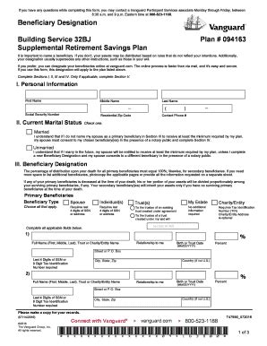 Vanguard 32bj Fill And Sign Printable Template Online