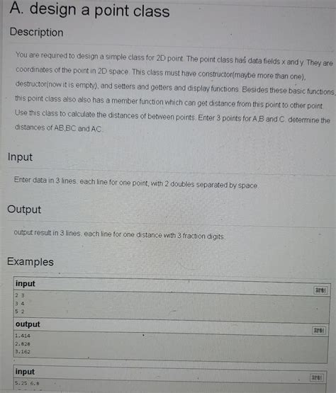 Solved Description You Are Required To Design A Simple Class Chegg