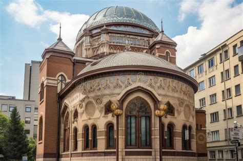 Synagogue With Its Intricate And Detailed Architecture Stands Out