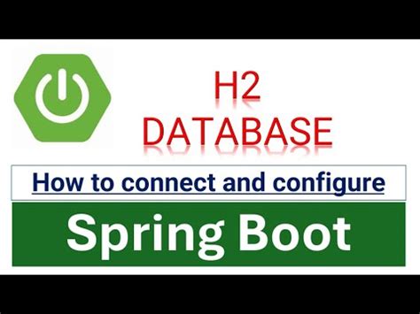 H2 Database Spring Boot | How to connect and configure an in-memory H2 ...