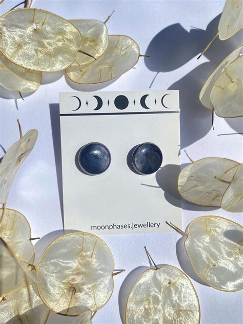 Moon Phase Earrings Moon Phases Crescent Moon Earrings Full Moon