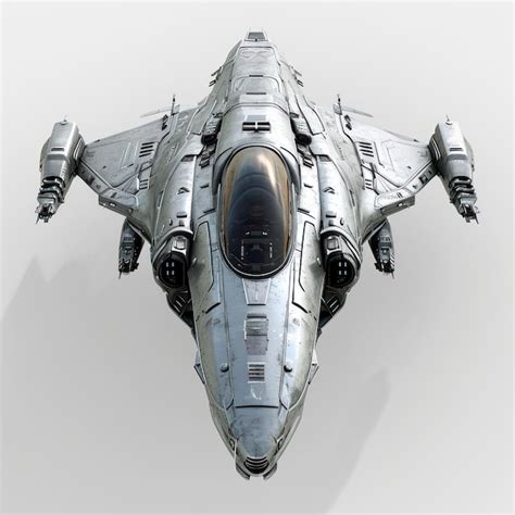 Premium Photo Futuristic Spaceship