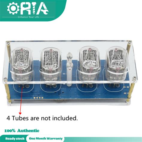 oria in12 in 12 nixie tube clock digital clock pcba kit diy 12 24h desk