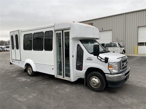 2021 Elkhart Coach Ford E350 8 Passenger And 4 Wheelchair Shuttle Bus