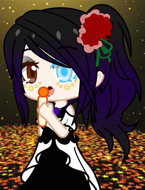 Elizabeths Day Of The Dead Look Gacha Club By Arwenthecutewolfgirl