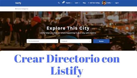 Crea un directorio Web con la plantilla Listify Cómo Hacer Una Página