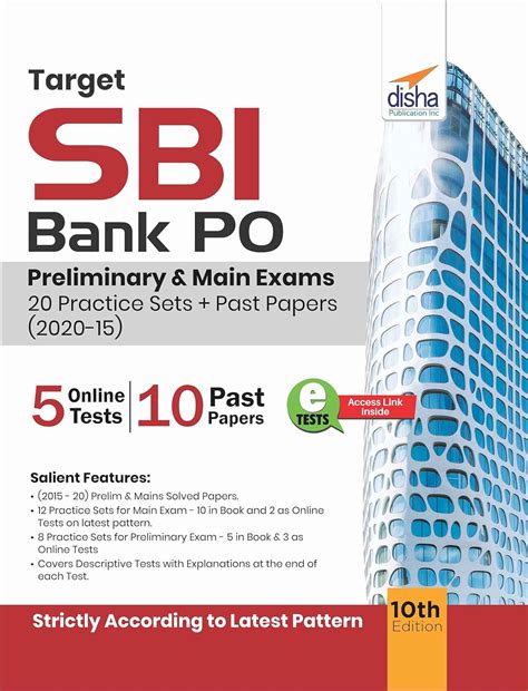 Target Sbi Bank Po Preliminary And Main Exams 20 Practice Sets Past