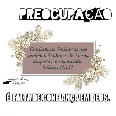 Pin Em Mensagens Angela Saraiva Confie No Senhor Palavra De Deus