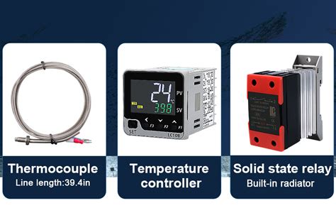Amazon Com LCLCTC PID Temperature Controller LC108 TC RTD Input Output SSR Size 48 48