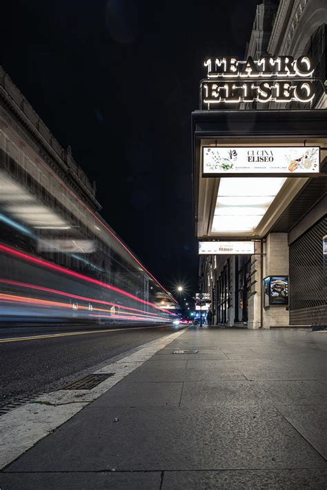 Cool Long Exposure Cars Traffic Light Trails Night View Of The City Of