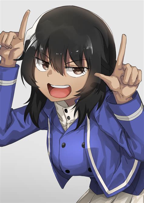 Safebooru 1girl Andou Girls Und Panzer Bangs Bc Freedom Military