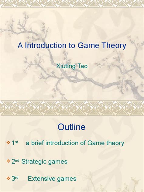an introduction to game theory pdf game theory gaming