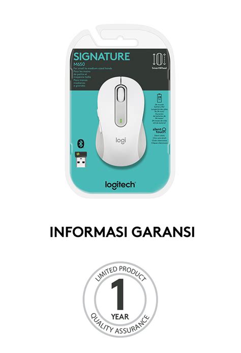 Jual Logitech Signature M Mouse Wireless Bluetooth Silent Shopee Indonesia