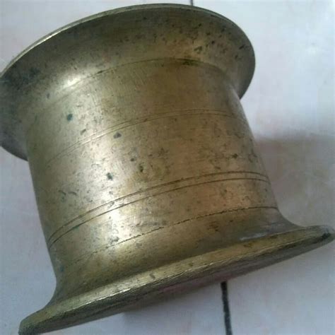 کمدا قیمت و خرید هاونگ قدیمی رنگ برنجی سایز 38