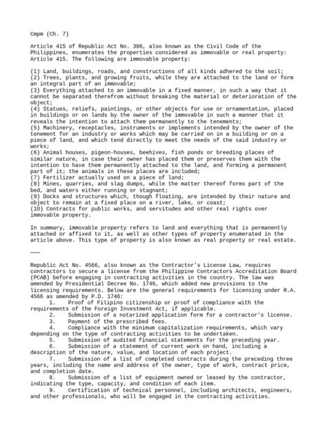 Cmpm Ch 7 Pdf Law