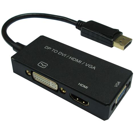 Value Displayport Vga Dvi Hdmi Adapter V1 2 Active Secomp