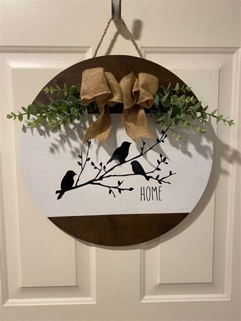 Welcome Birds Door Sign
