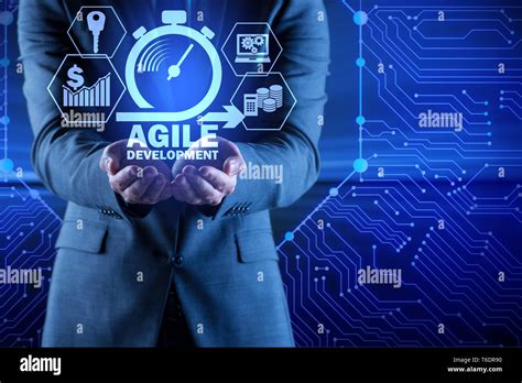 Concept Of Agile Software Development Stock Photo Alamy