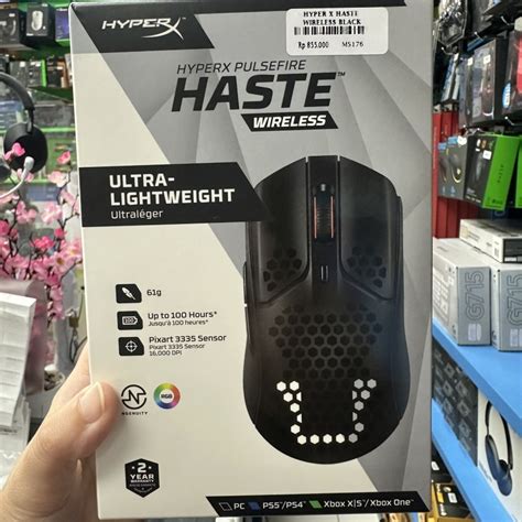 Jual Hyperx Haste Wireless Mouse Gaming Lightweight Rgb Macro 6 Button