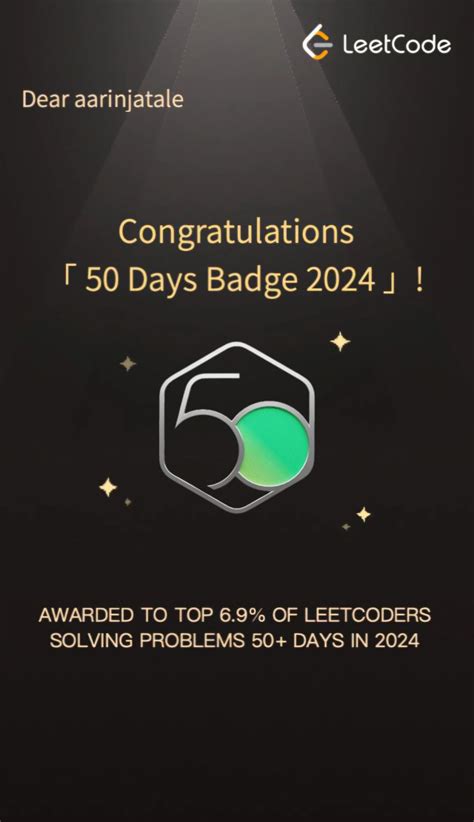 Aarin Jatale On Linkedin Leetcode Coding Problemsolving