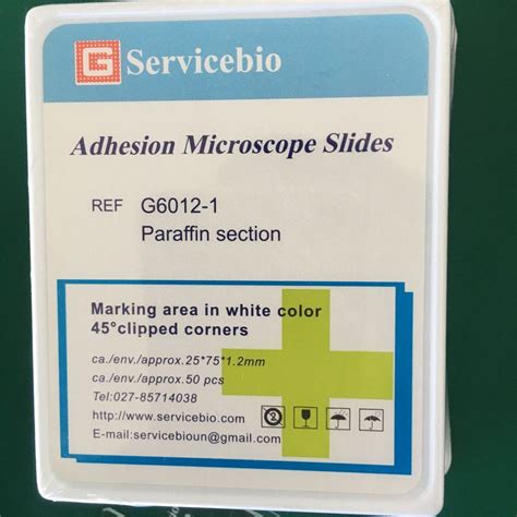 Adhesion Microscope Slides Medical Lab Microscope Glass Slides