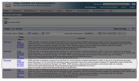 Downloading A Jtapi Library