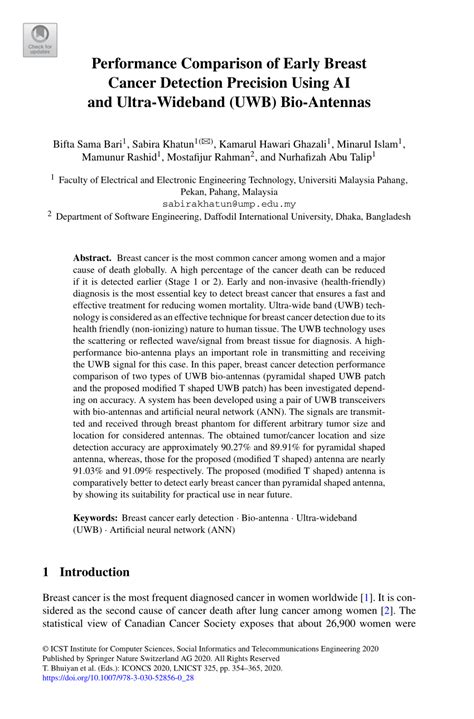 Pdf Performance Comparison Of Early Breast Cancer Detection Precision