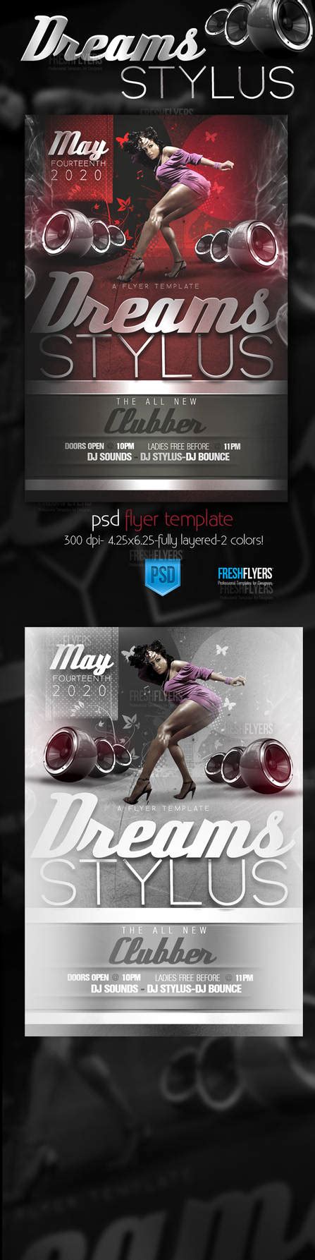 Dreams Stylus Psd Flyer Template By Imperialflyers On Deviantart