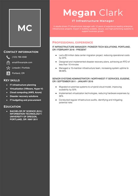 23 Best Information Technology Resume Examples And Templates For 2025