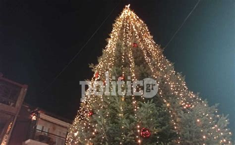 Το 1ο χριστουγεννιάτικο δέντρο στην Ελλάδα «άναψε Άρωμα γιορτών στο