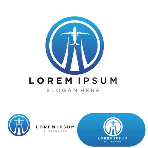 Vetor De Logotipo De Viagem Aérea ícone De Design Modelo Vetor 21495481