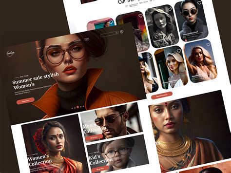 E Commerce Landing Page UI Design Behance