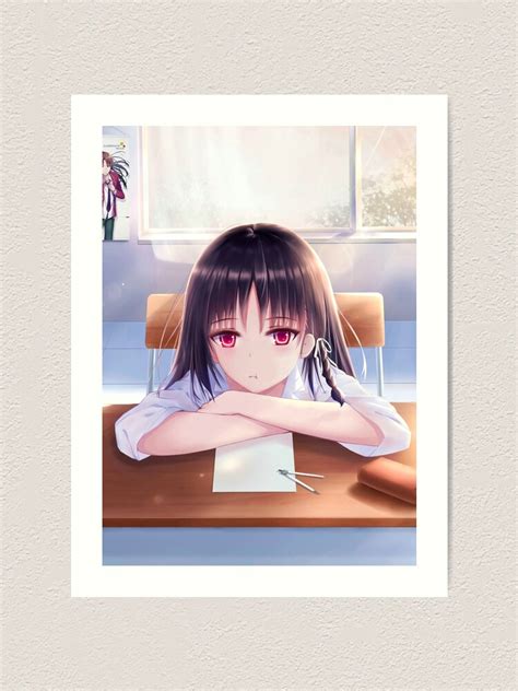 Suzune Horikita Classroom Of The Elite Manga Art Print For Sale By