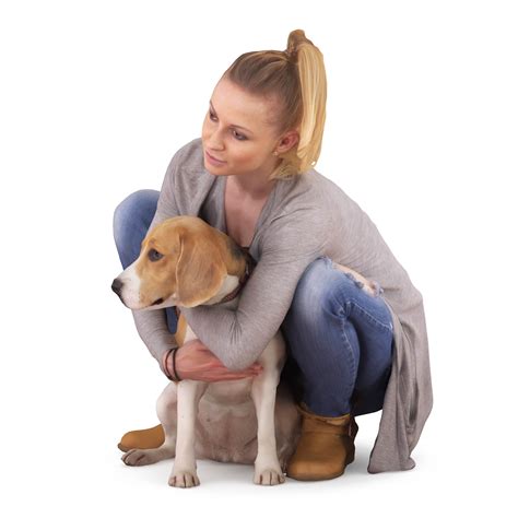 3d Girls Sit With Dogs Scanned 3d Models Renderbot