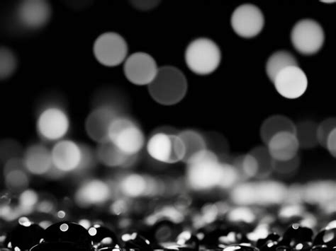 Fondo De Efecto De Luces Bokeh Negro Abstracto Foto Premium
