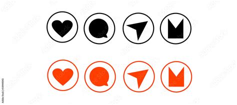 Social Media Icon Set Png Social Media Button Set Icons Png Stock