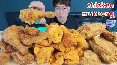 우리나라 사람들이 치킨 진짜 잘 만드는 거 같아요 너무 맛있다 야식이 먹방 Youtube