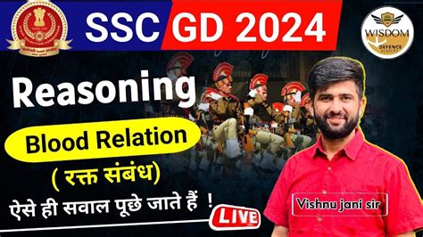 रक्त संबंध Blood Relation Reasoning Ssc Gd Reasoning Tricks By